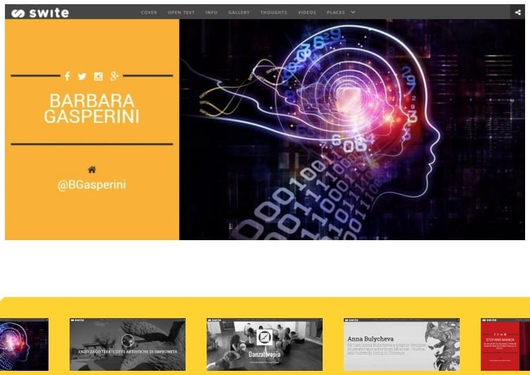 Swite. Créer un site avec le contenu de vos réseaux sociaux | Les ...