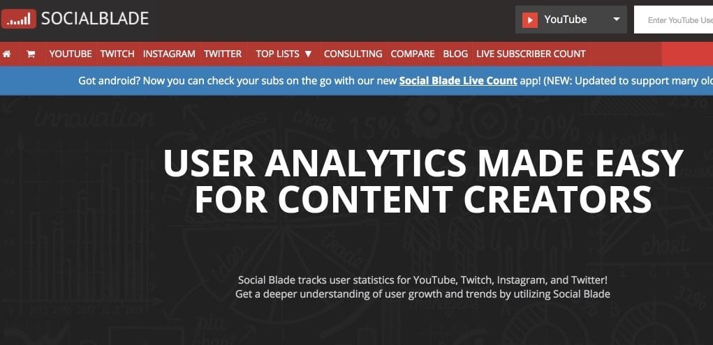 SocialBlade. Toutes les statistiques d'une video YouTube | Les outils ...