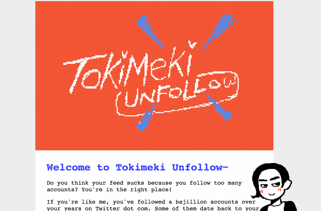 TokiMeki Unfollow. Faire le tri de vos follows sur Twitter