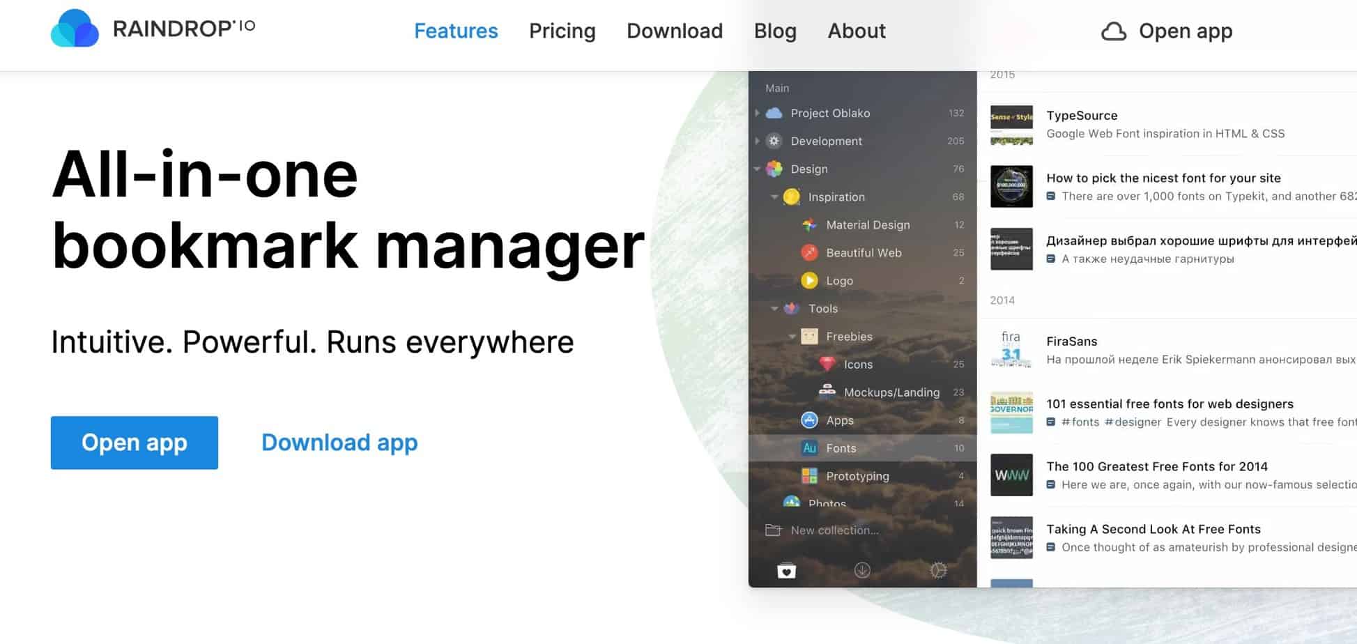 Raindrop. Un gestionnaire de bookmarks complet et intelligent | Les ...