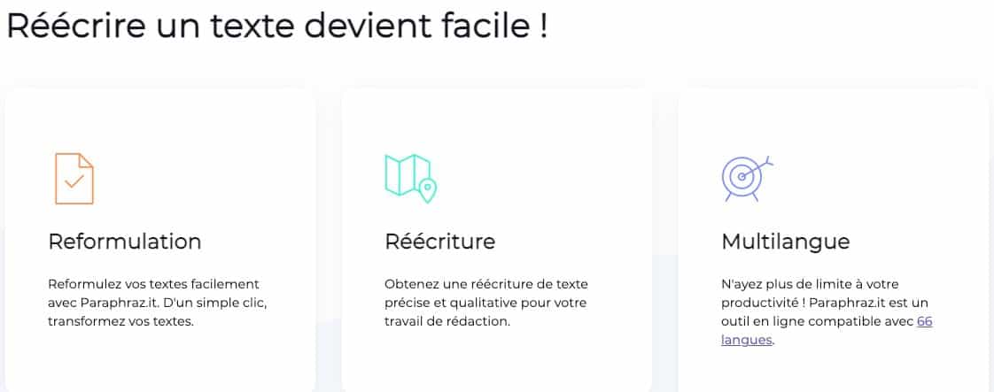 Paraphrazit. Un outil en ligne pour réécrire un texte ou le reformuler ...
