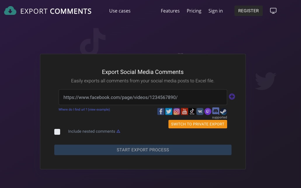 Export Comments. Exporter les commentaires des publications sur les ...