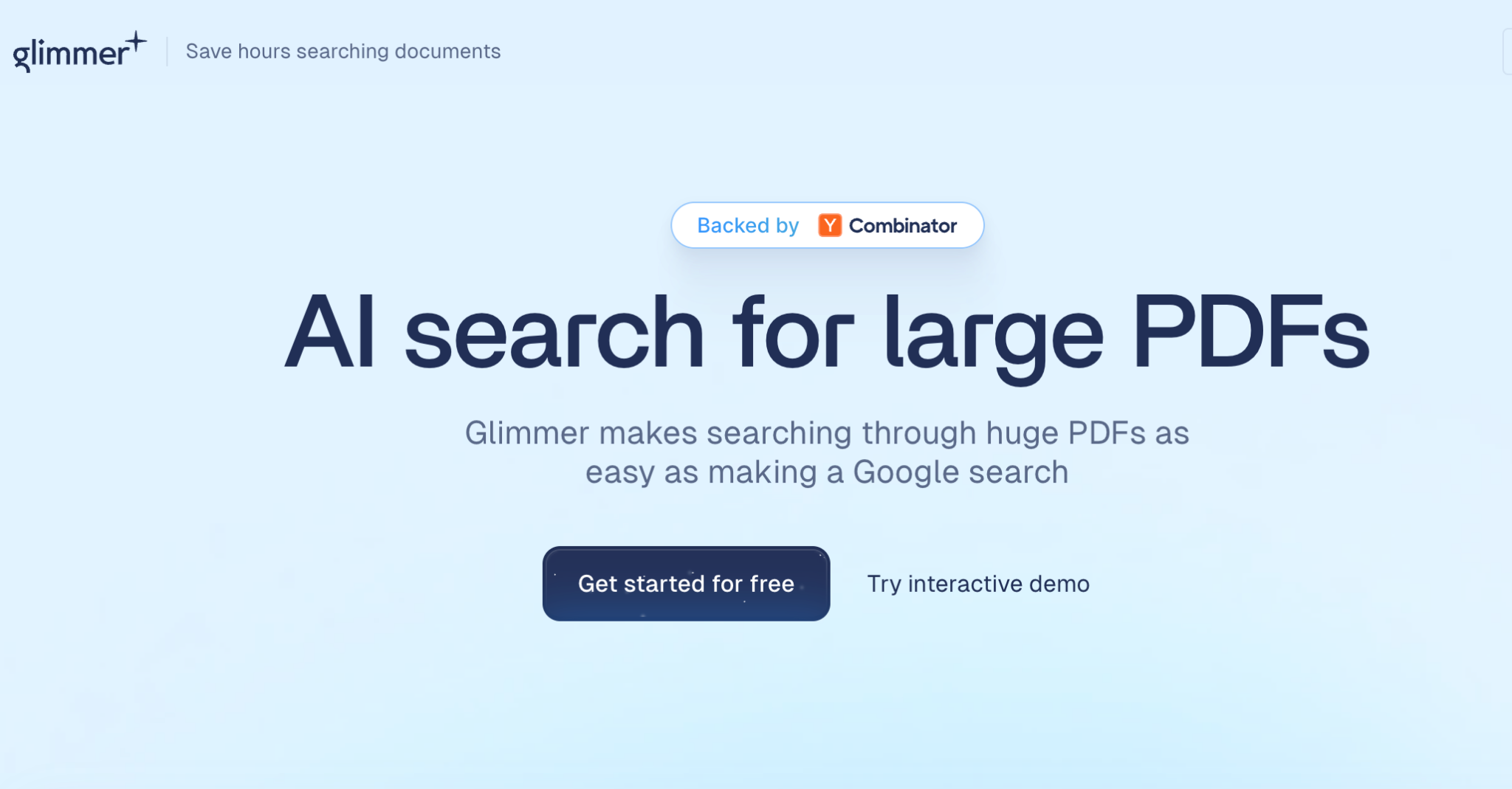 Glimmer. Une IA pour rechercher dans les gros fichiers PDF